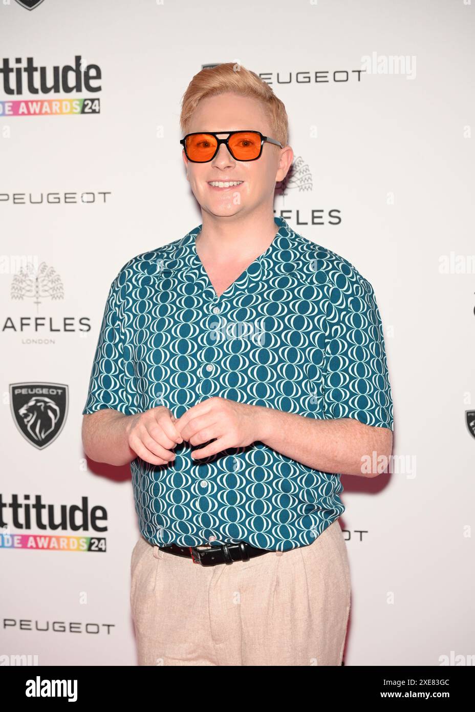 LONDON, UK. 26th June, 2024. Stephen Bailey attends the Attitude Pride ...