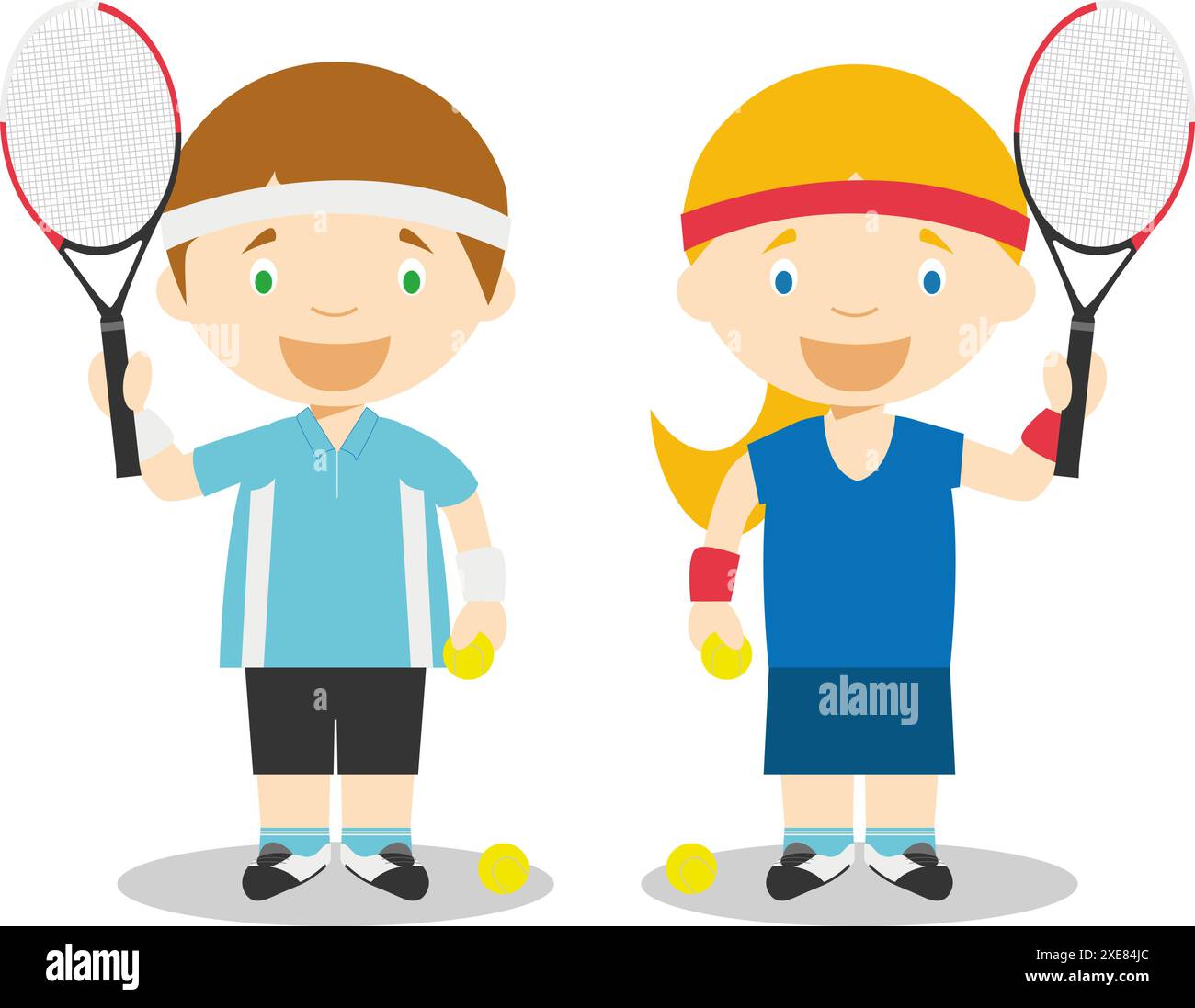Sports cartoon characters man Cut Out Stock Images & Pictures - Alamy