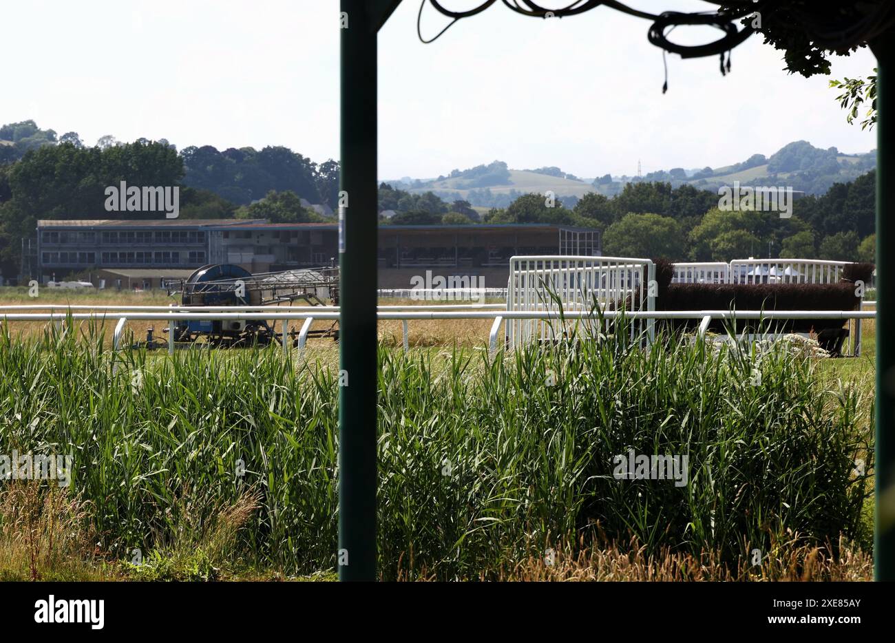 Newton Abbot, Devon, UK. 26th June, 2024. Scene at Newton Abbot ...