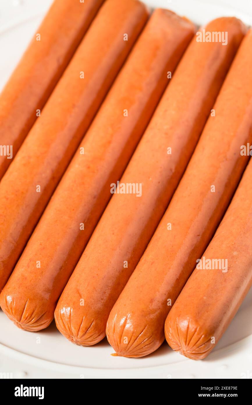 Uncooked hotdogs hi-res stock photography and images - Alamy