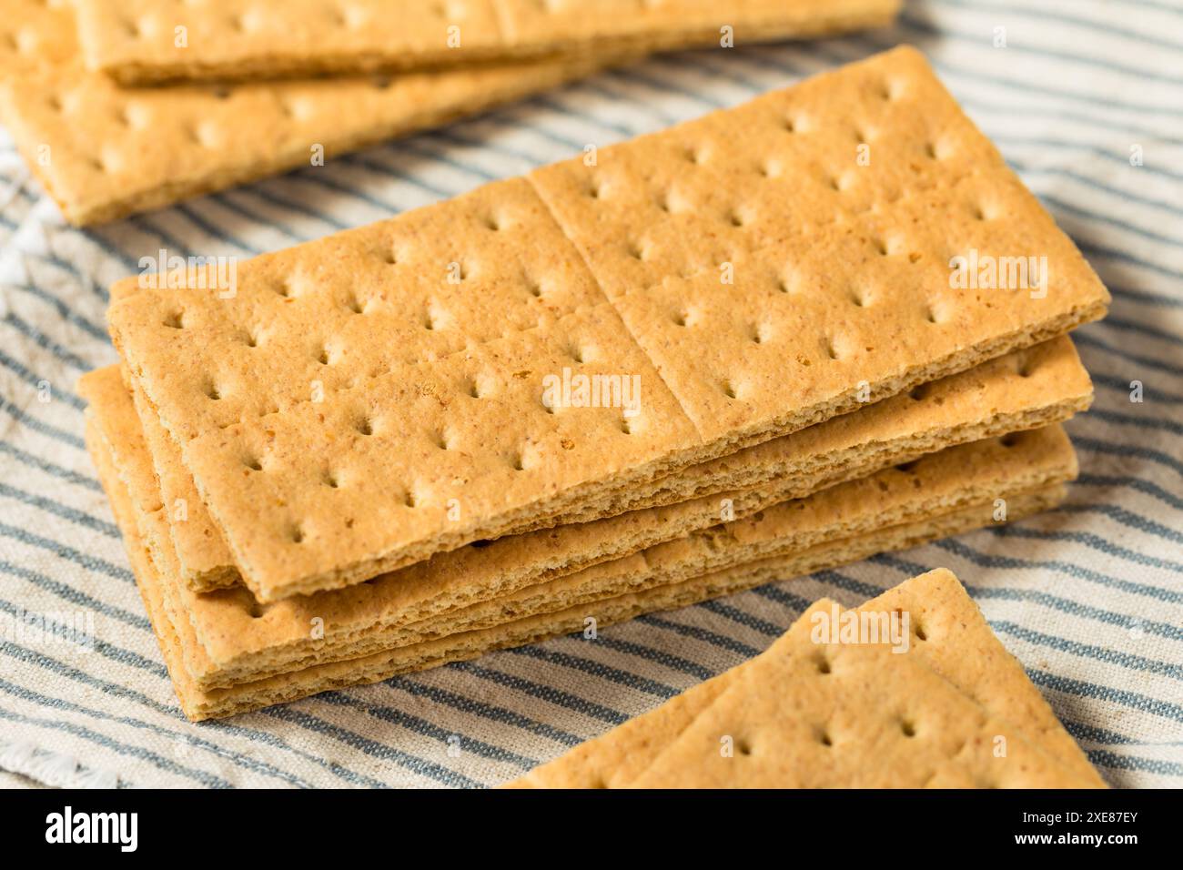 Healthy Sweet Graham Crackers Ready to Eat Stock Photo - Alamy