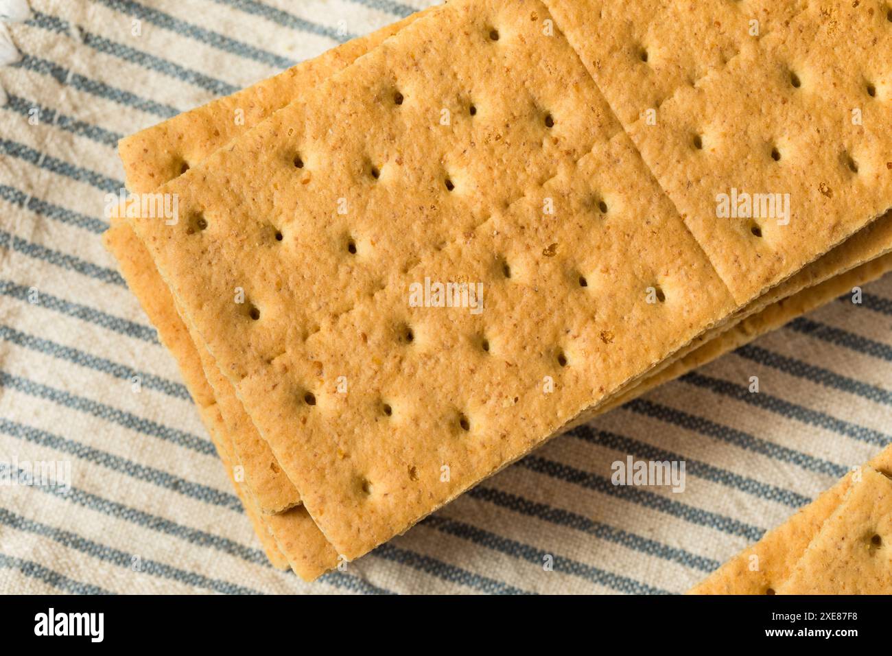 Healthy Sweet Graham Crackers Ready to Eat Stock Photo - Alamy