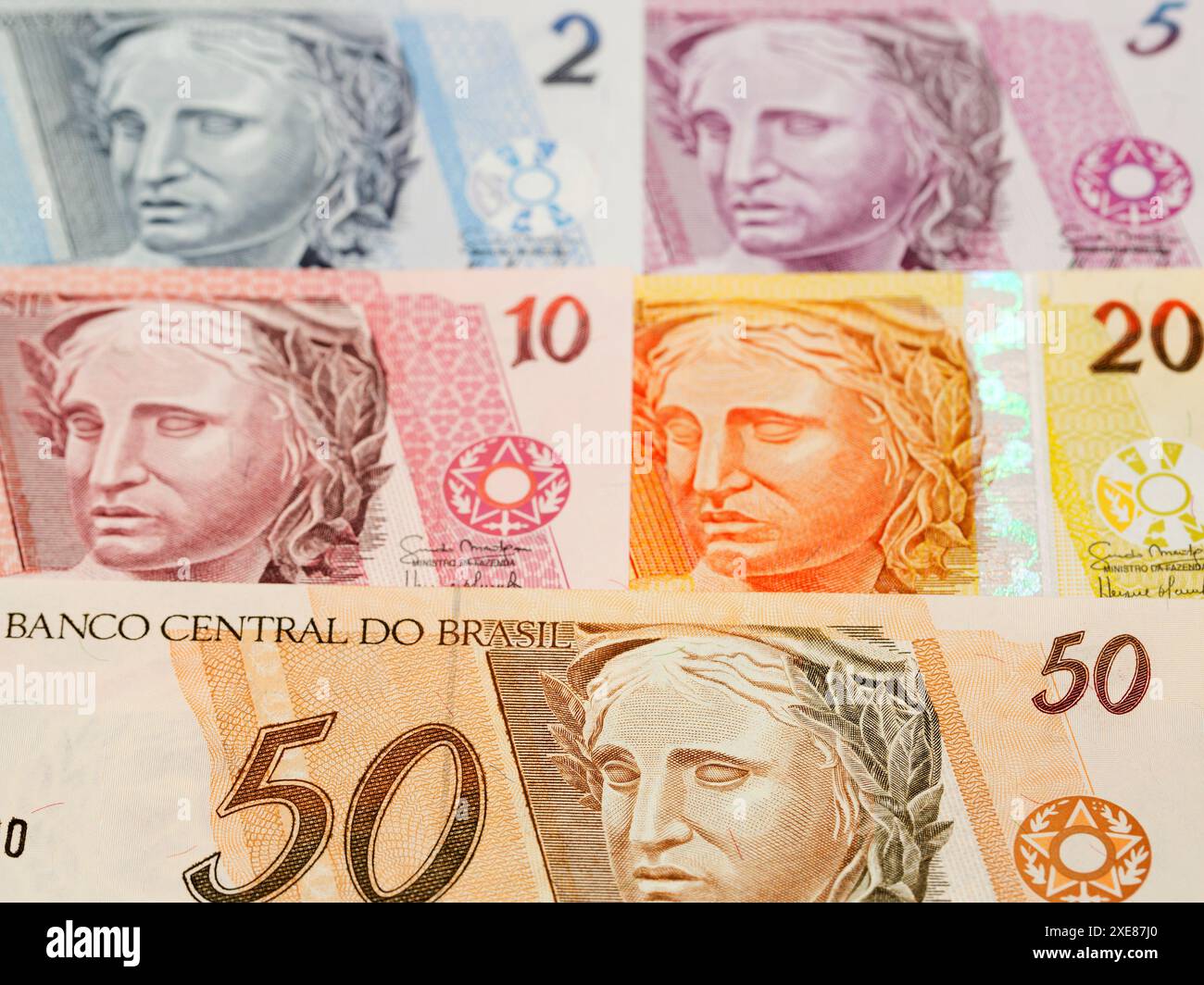 Brazilian Real a business background Stock Photo - Alamy