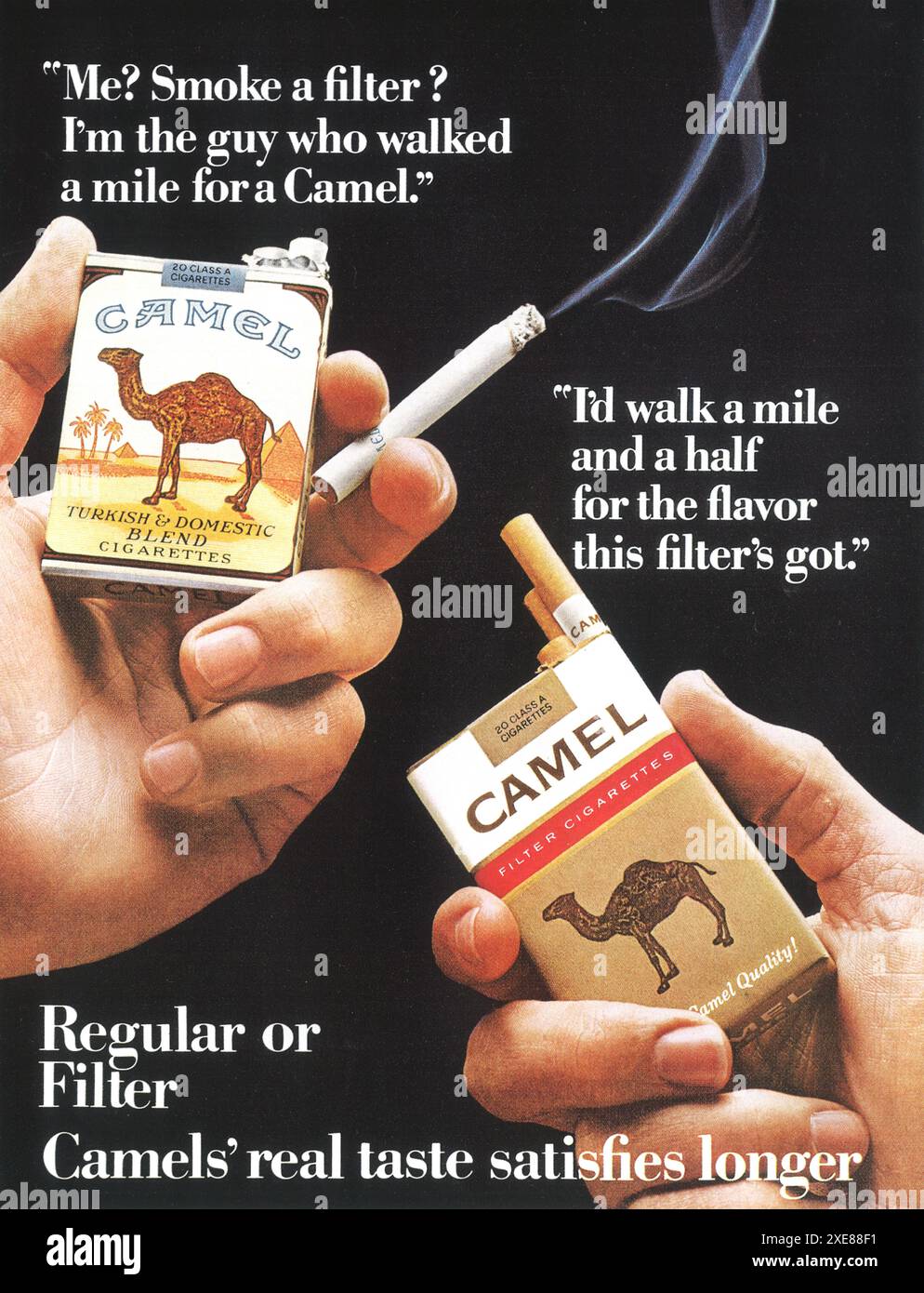 Camel cigarettes adverts hi-res stock photography and images - Alamy