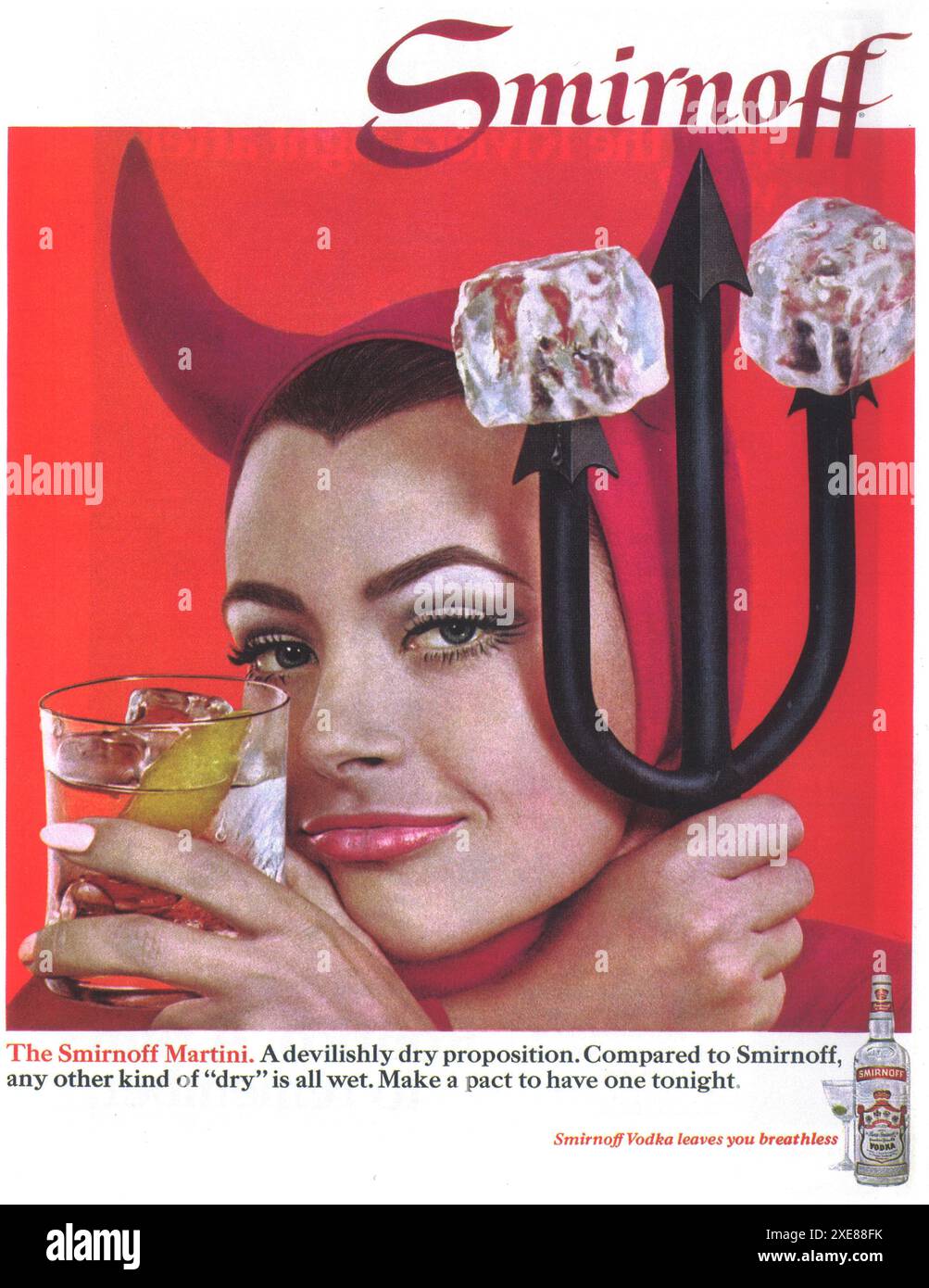 1968 Smirnoff vodka ad- Smirnoff Martini Stock Photo - Alamy