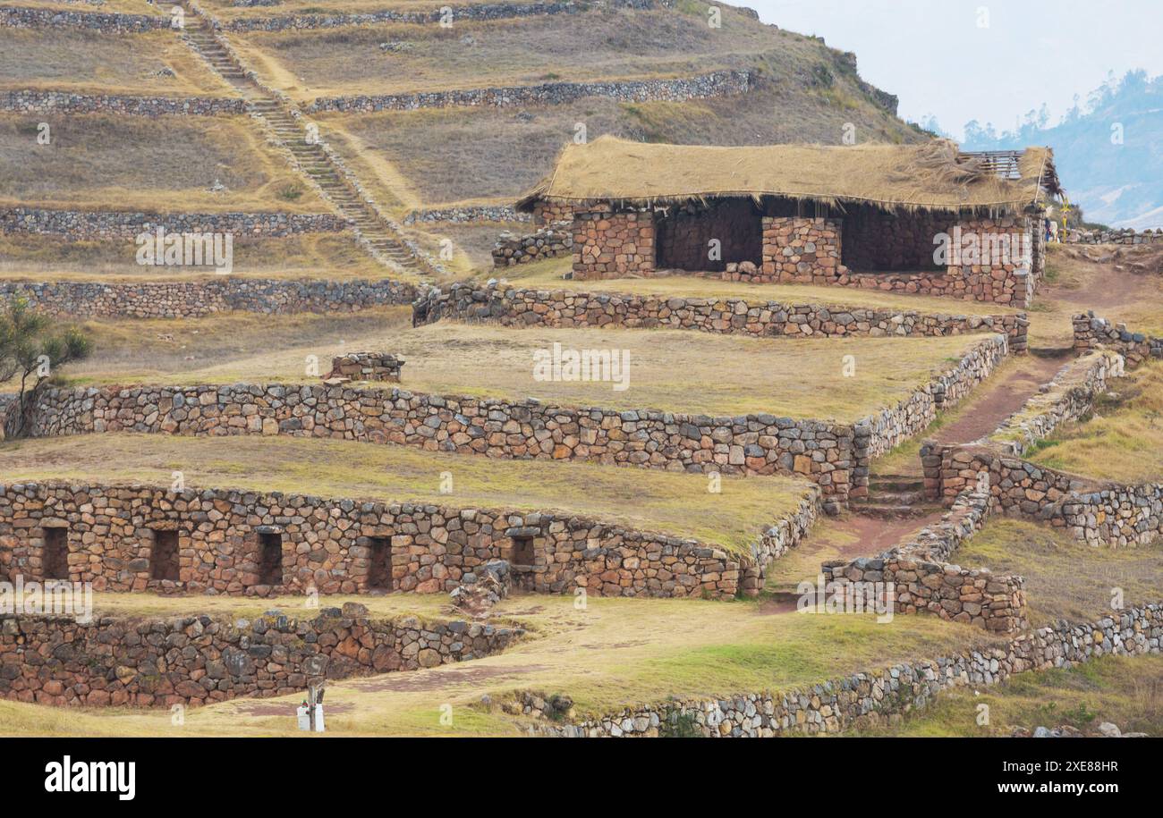 Historic Inca buildings in Peru Stock Photo - Alamy