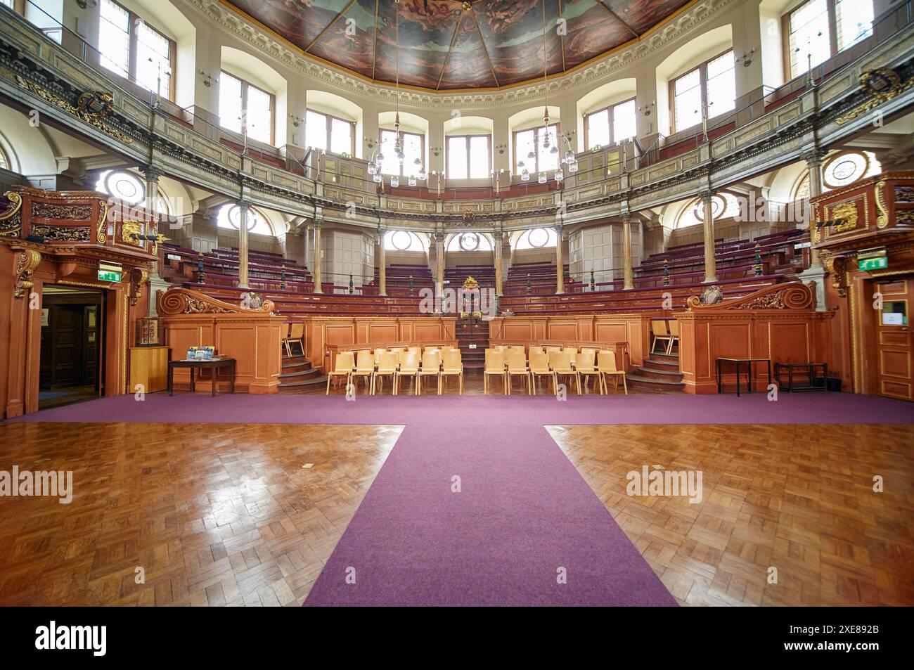 Interior of sheldonian theatre hi-res stock photography and images - Alamy