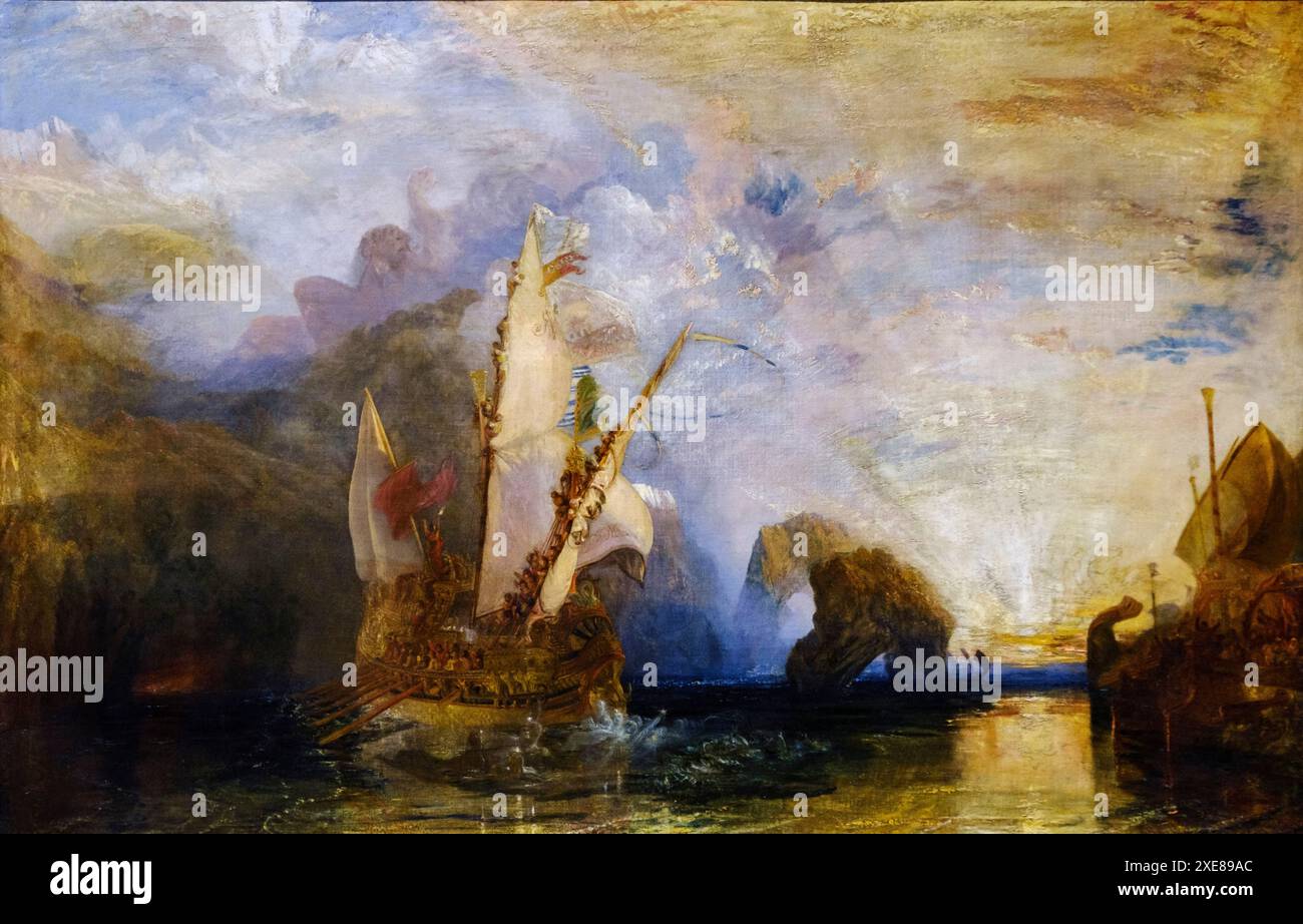 Ulysses deriding Polyphemus - Homer's Odyssey, Joseph Mallord William ...