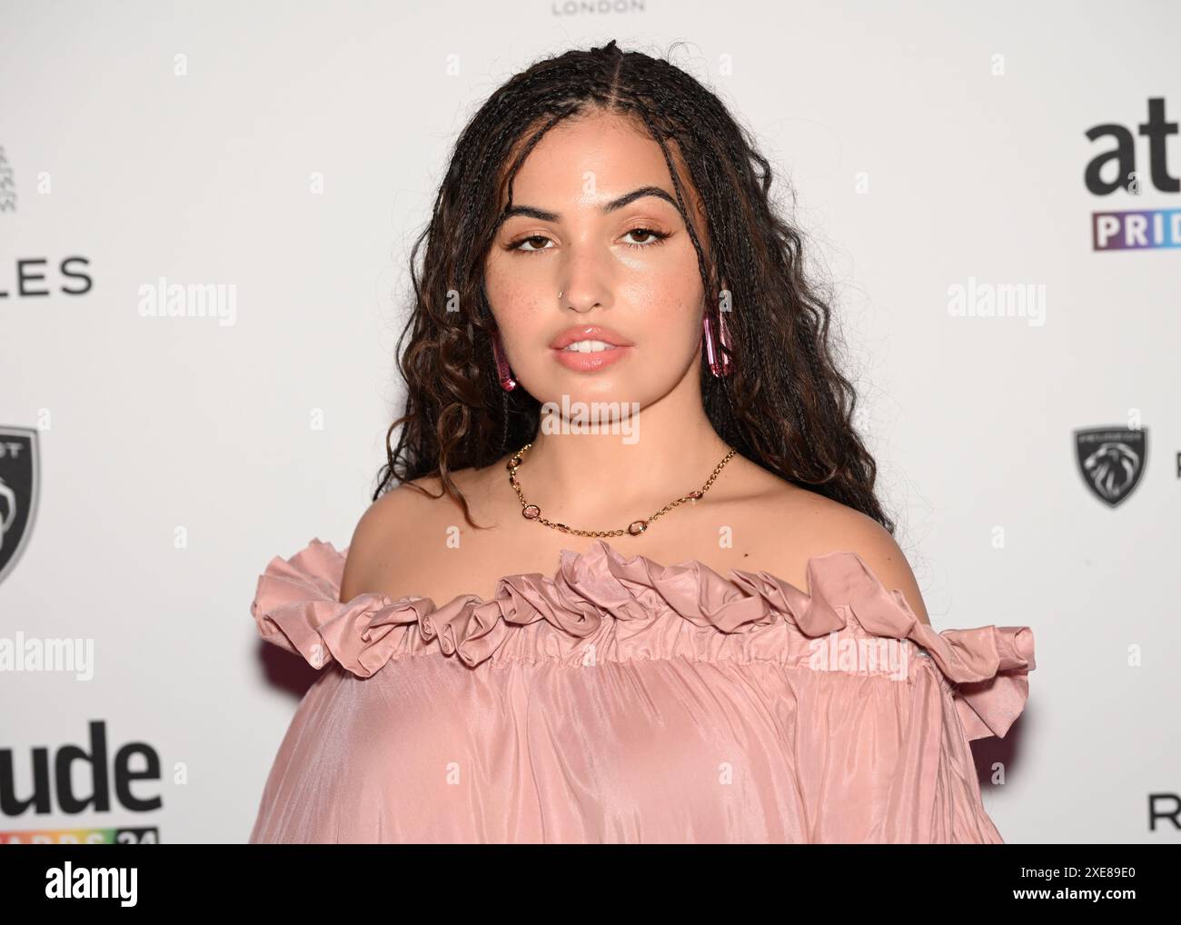 LONDON, UK. 26th June, 2024. Mabel attends the Attitude Pride Awards ...