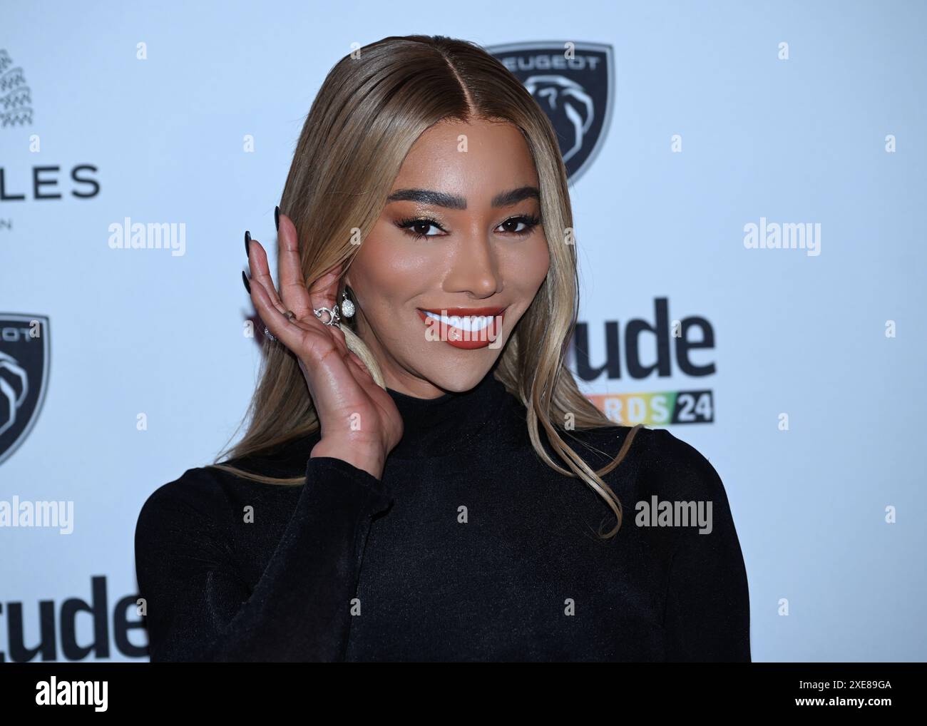 LONDON, UK. 26th June, 2024. Munroe Bergdorf attends the Attitude Pride ...