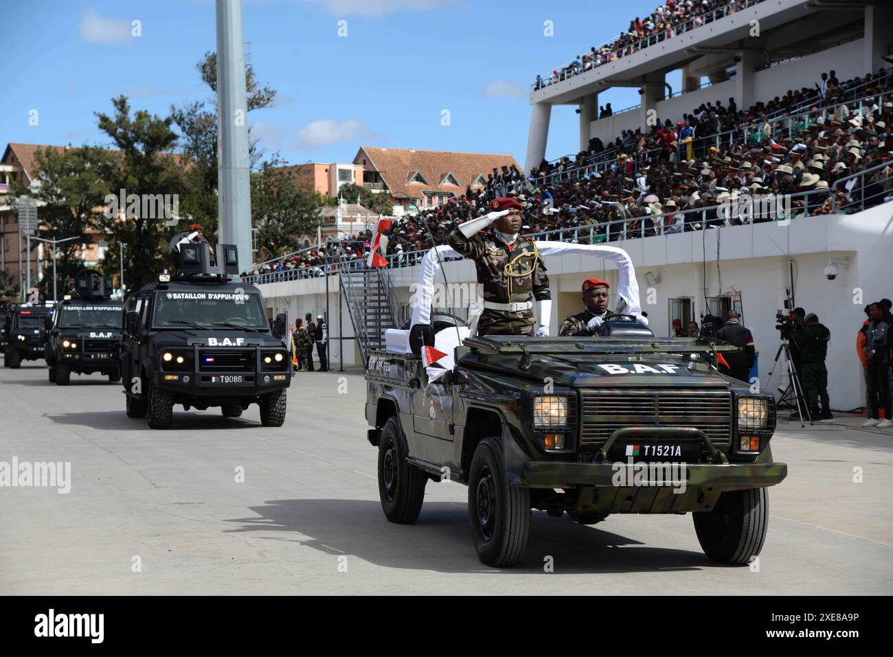Antananarivo, Madagascar. 26th June, 2024. A military parade is held ...