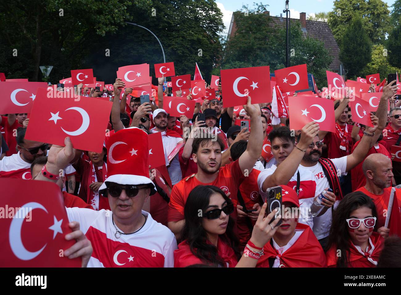 Turkey football fans stadium euro hi-res stock photography and images ...