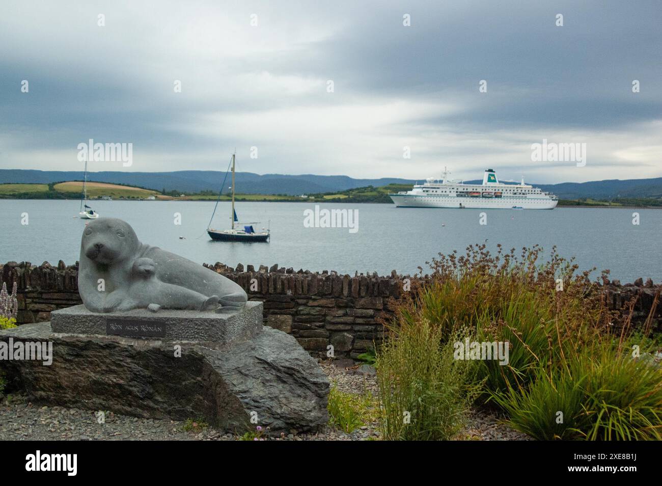 Wednesday Jun 26, 2024, Bantry West Cork Ireland; The cruise ship ...