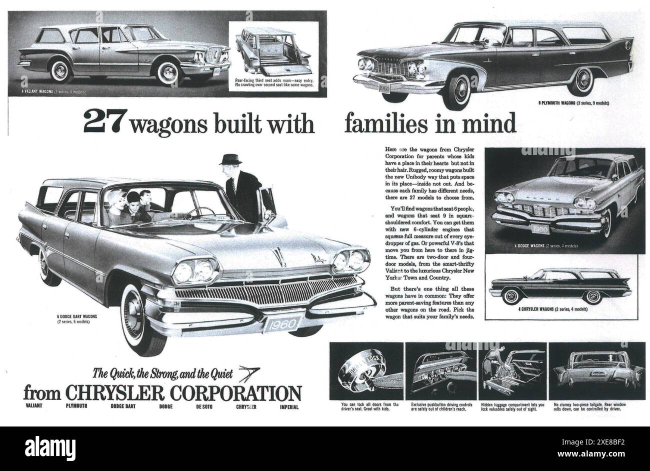 Chrysler Imperial Station Wagon 1960 Chrysler Cars Fact Sheet