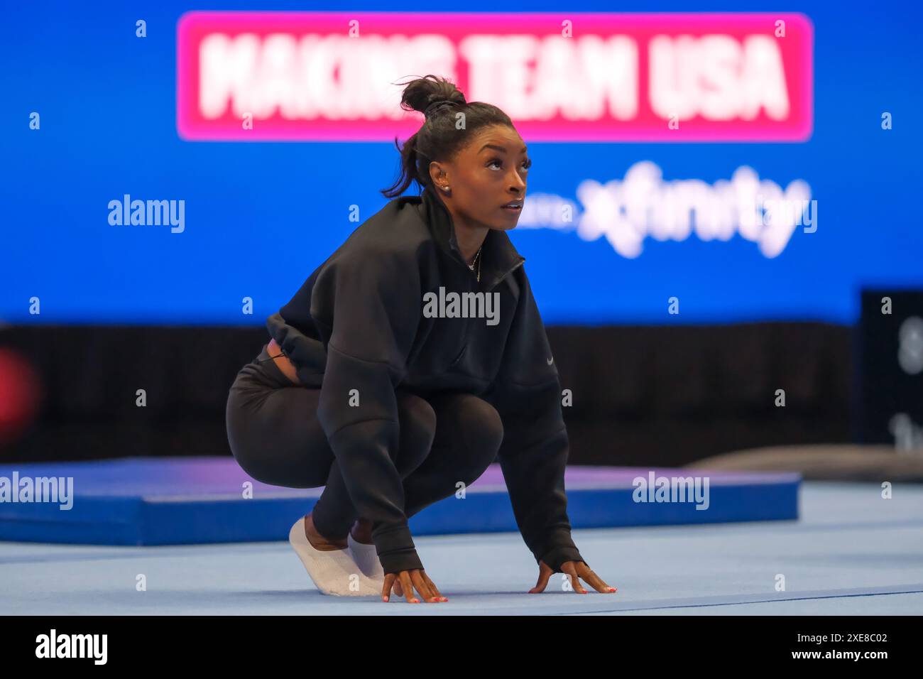 Minneapolis, Minnesota, USA. 26th June, 2024. SIMONE BILES participates ...