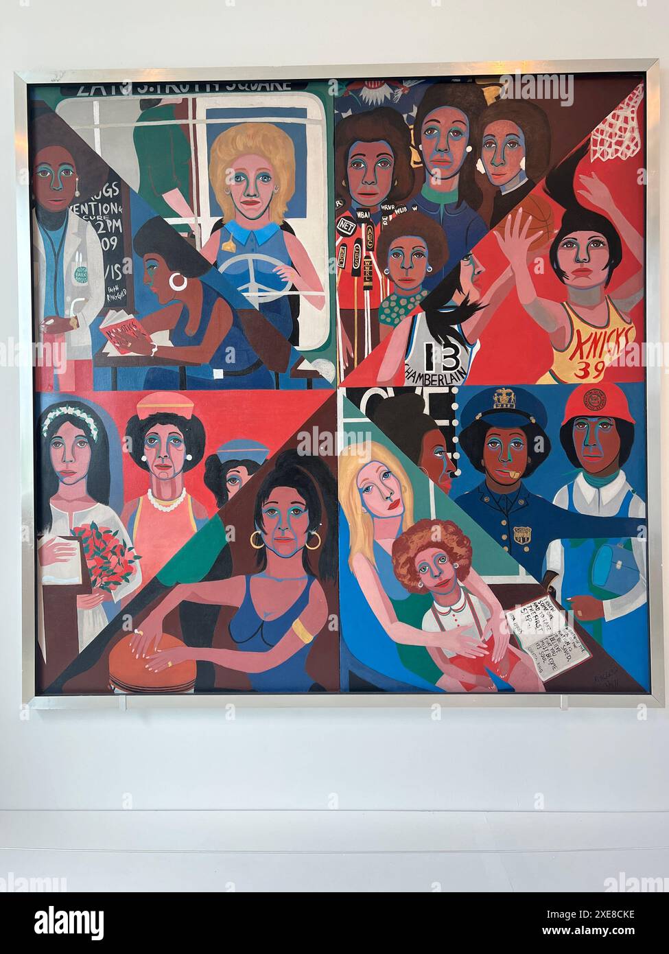 Faith Ringgold painting: "For the Women's House," 1971. Gallery in the ...