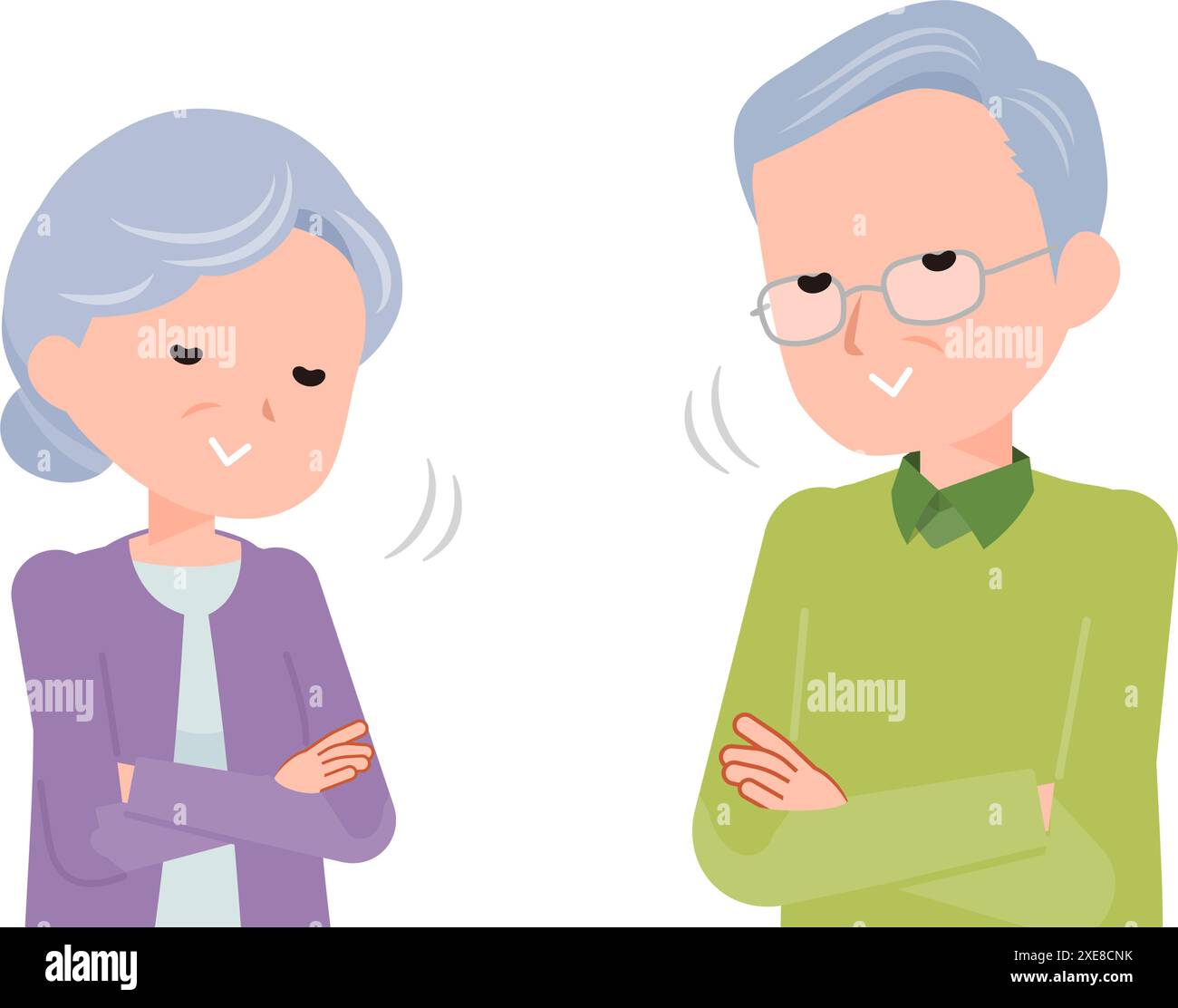 Approval couple Cut Out Stock Images & Pictures - Alamy