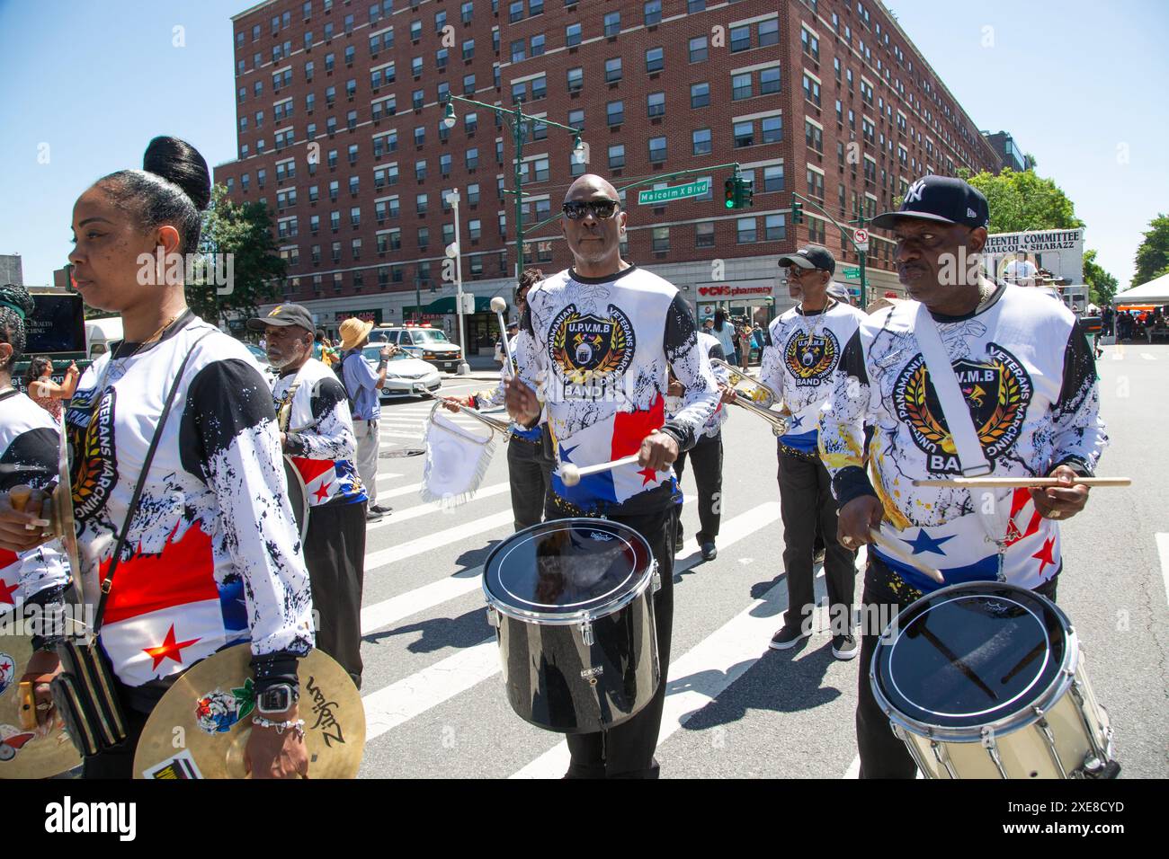Juneteenth Parade and festival on 116th Street and Malcolm X Blvd in ...