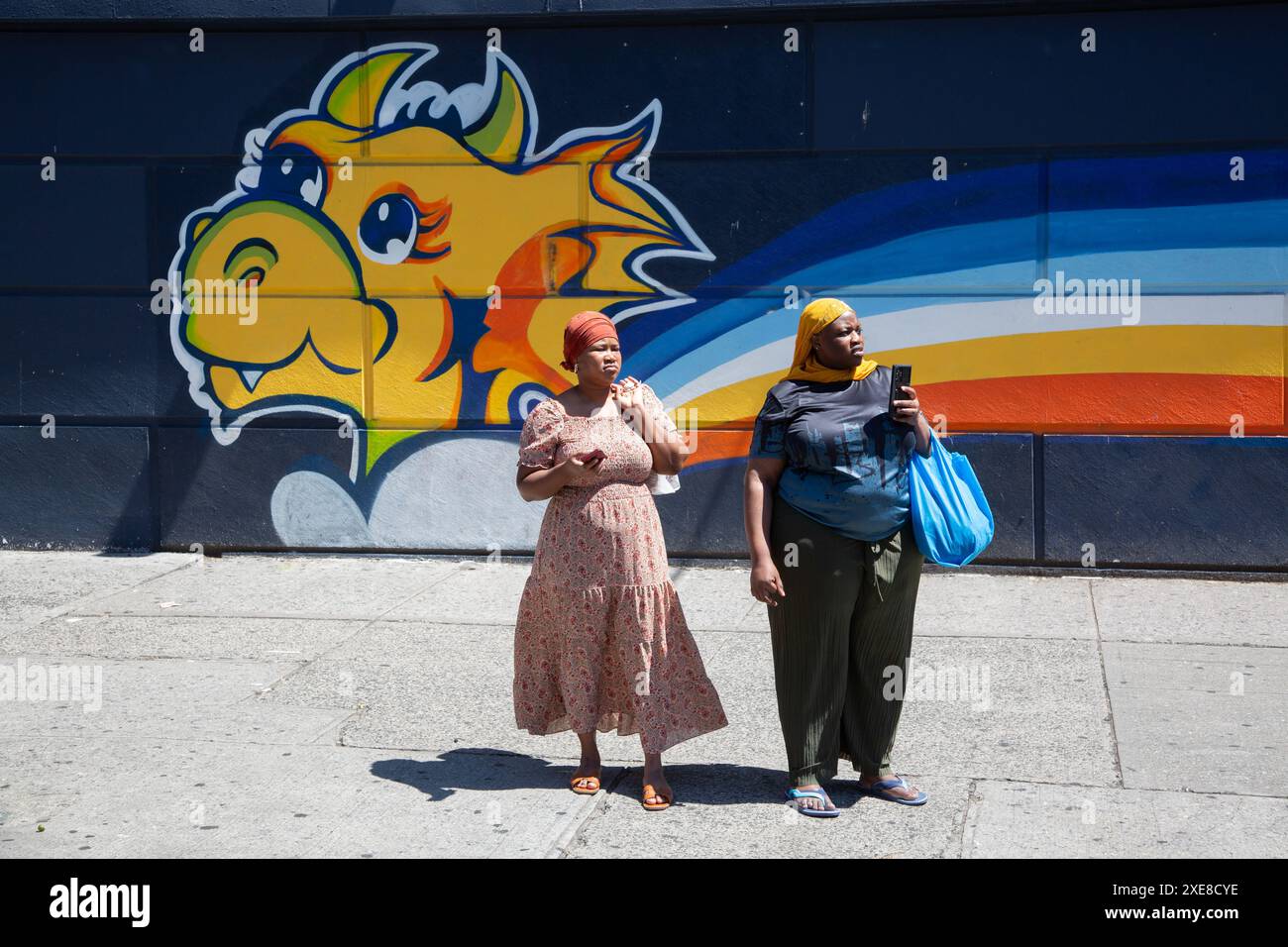 Juneteenth Parade and festival on 116th Street and Malcolm X Blvd in ...
