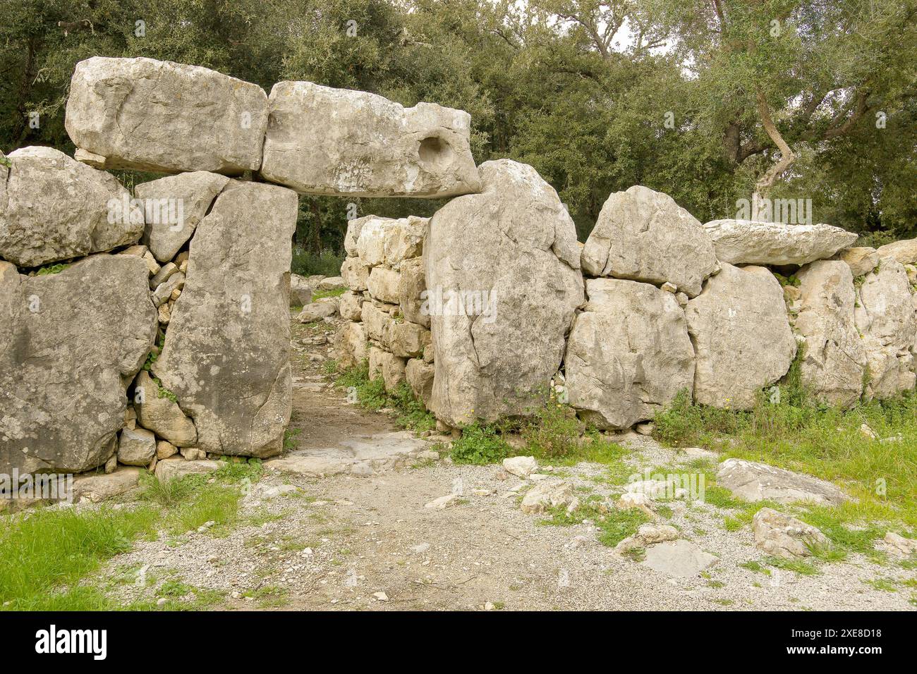 Talaiotic village of Ses Paisses (Bronze Age).Arta.Mallorca.Baleares ...