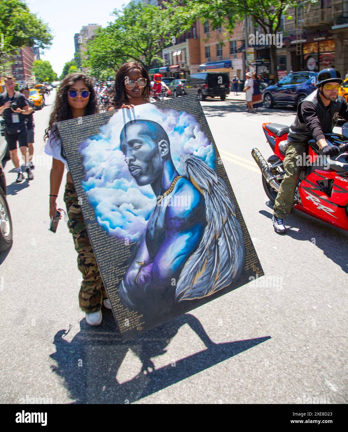 Juneteenth Parade and festival on 116th Street and Malcolm X Blvd in ...