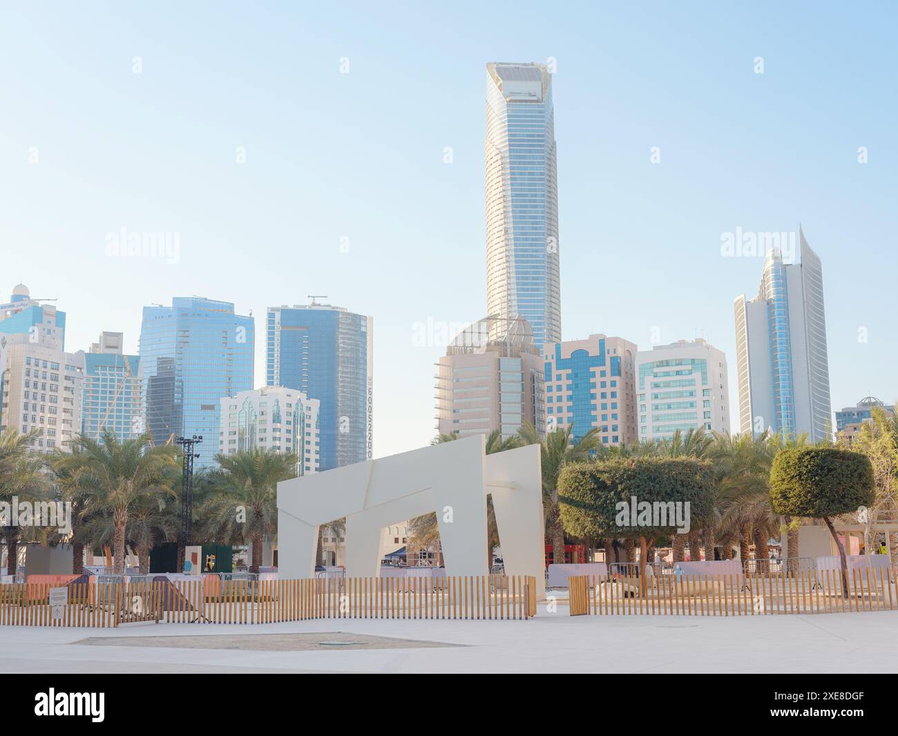 Exterior view of the Cultural Foundation, a museum and exhibition hall ...