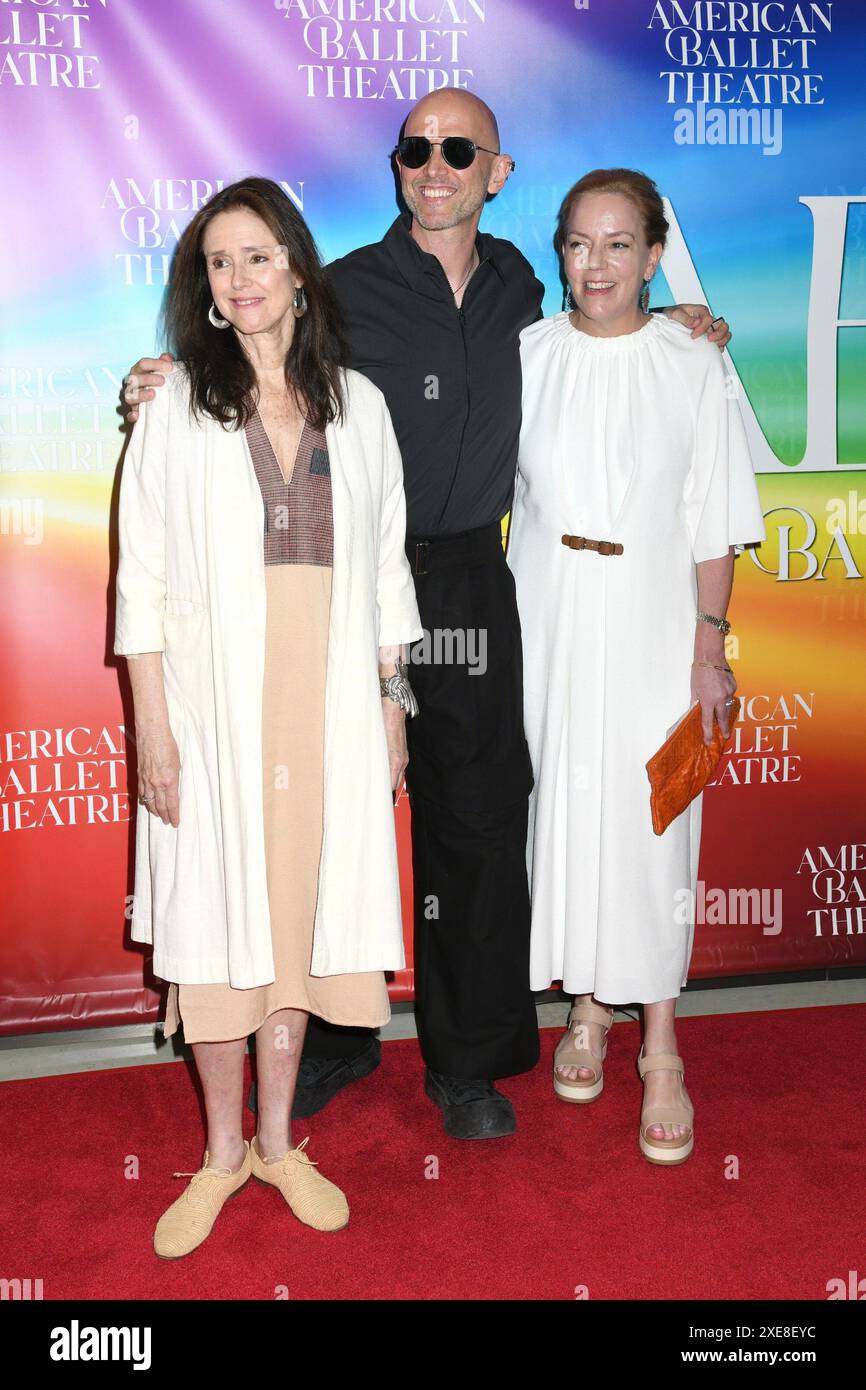 Ny. 25th June, 2024. Julie Taymor, Wayne McGregor, Bree Jeppson at ...