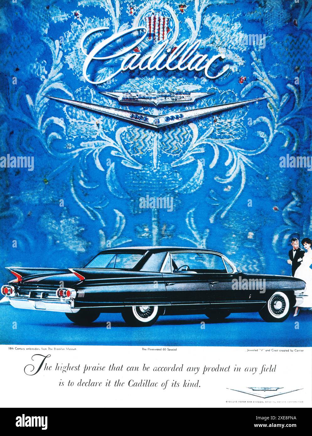 1960 Cadillac Fleetwood 60 Special Ad Stock Photo - Alamy