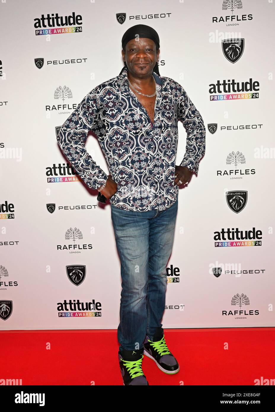 LONDON, UK. 26th June, 2024. Stephen K. Amos attends the Attitude Pride ...
