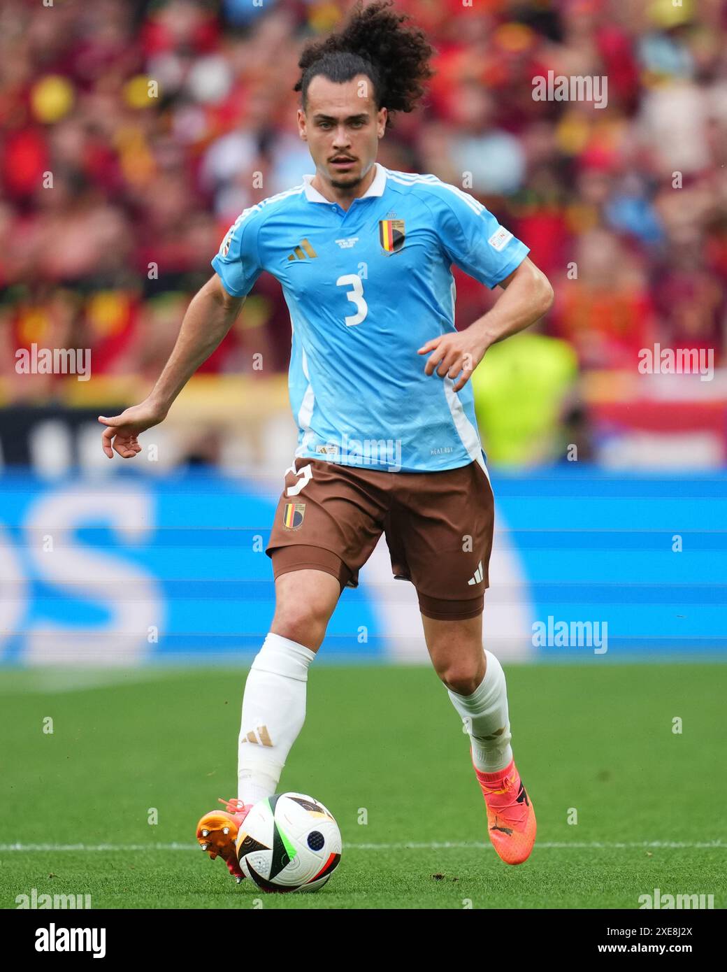 Stuttgart, Germany. 26th June, 2024. Arthur Theate of Belgium during ...