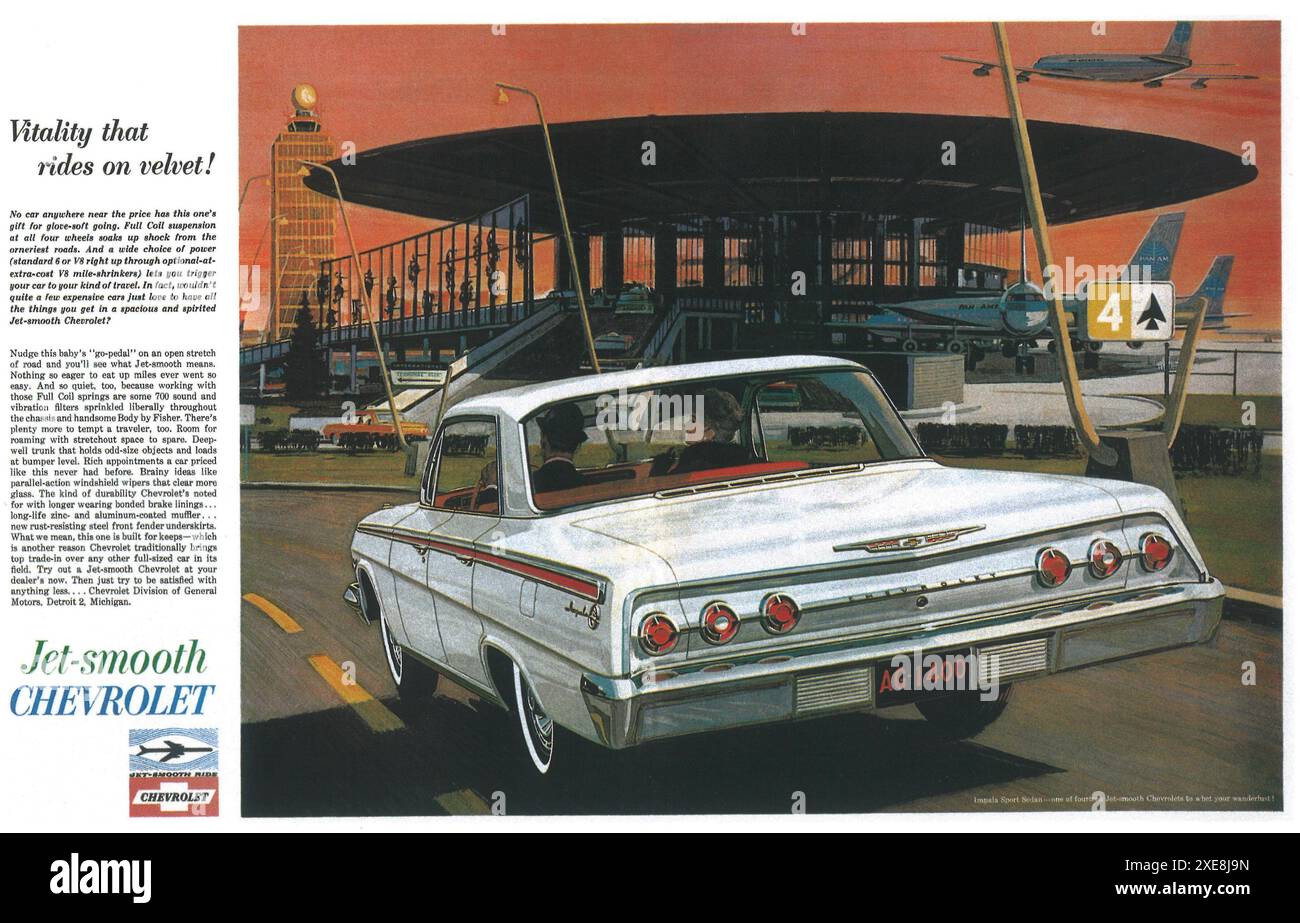 1962 Chevrolet Impala ad Stock Photo - Alamy