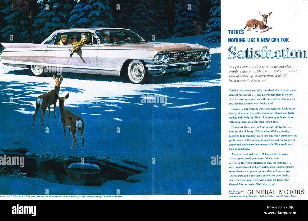 1961 General Motors ad - There's nothing like a good car for ...