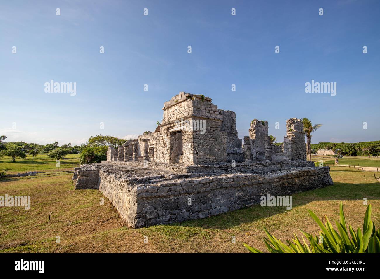 Tulum, ruins of a pre-Columbian Mayan walled city in Quintana Roo ...