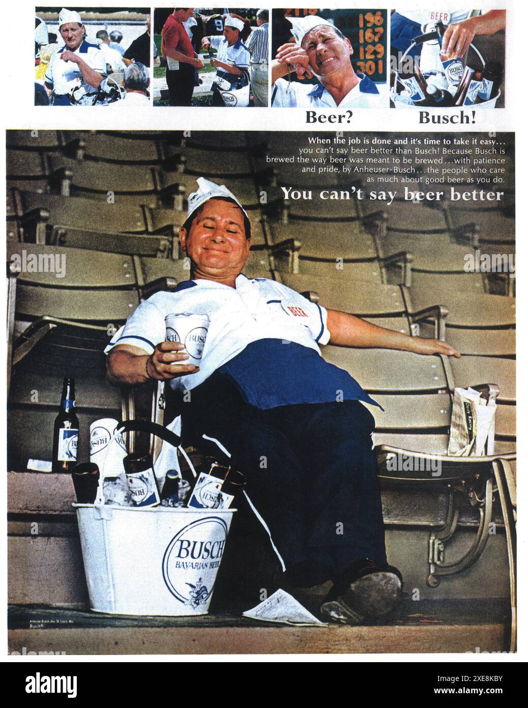 Beer advert retro hi-res stock photography and images - Alamy