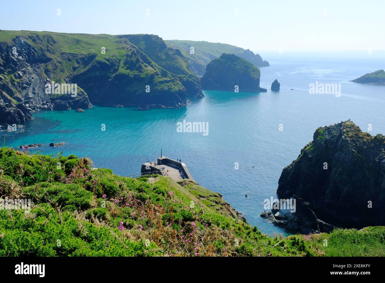 Coastal scenery near and around Mullion Cove, Lizard Peninsula ...