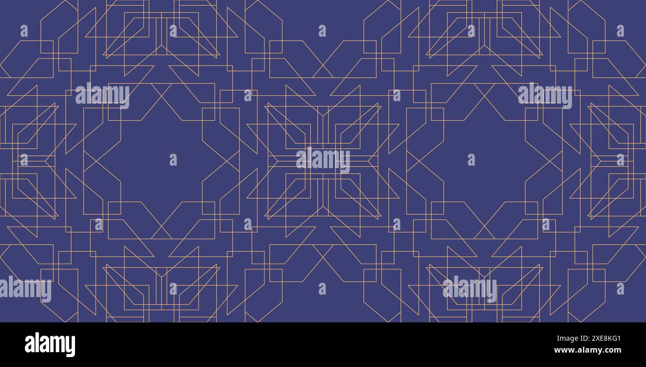 A sophisticated design featuring an intricate, geometric pattern with ...