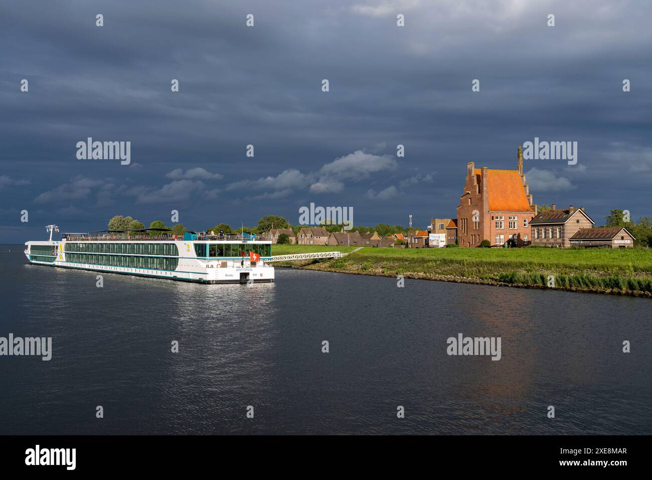Phoenix Reisen river cruise ship Antonia in Medemblik, Netherlands ...
