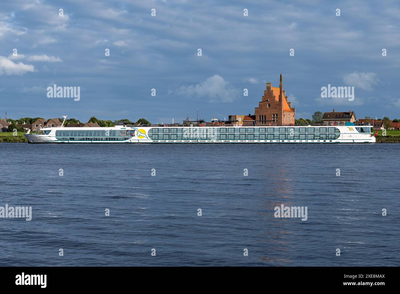 Phoenix Reisen river cruise ship Antonia in Medemblik, Netherlands ...