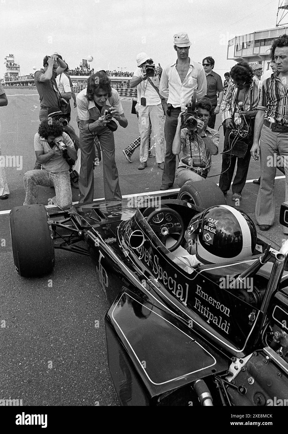 Brazilian car racer Emerson Fittipaldi at the Gran Premio Argentina ...