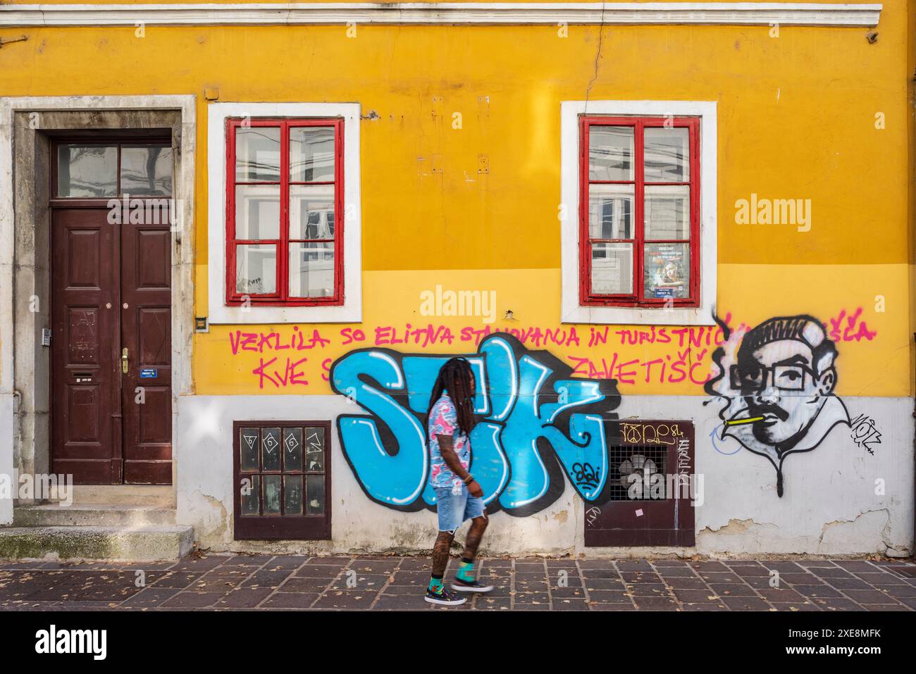 Painted facade painting hi-res stock photography and images - Alamy