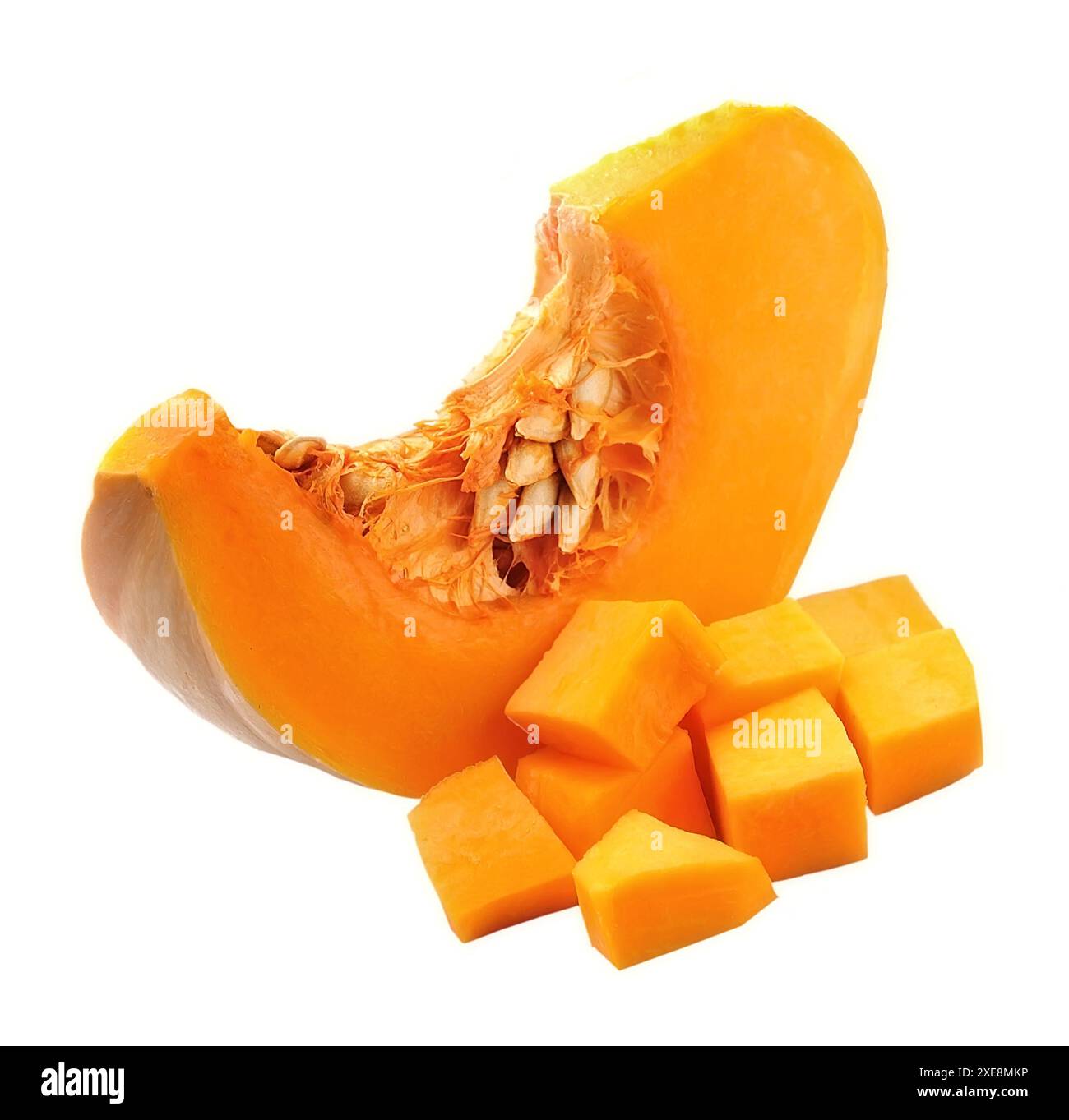 Tasty healthy ripe pumpkin Cut Out Stock Images & Pictures - Alamy