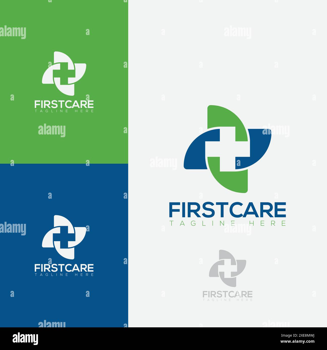 First care medical Logo Symbol. Pharmacy Logo Design Flat Vector ...