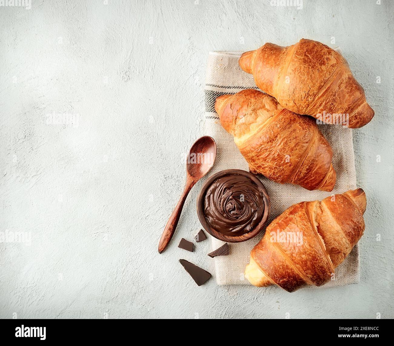 Classic french breakfast croissants hi-res stock photography and images ...