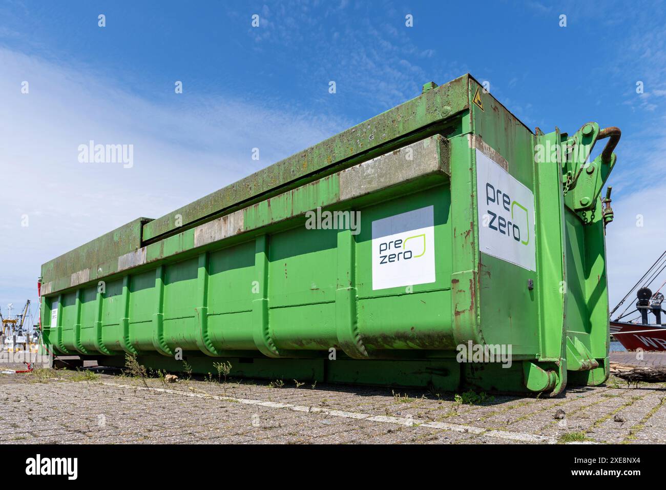 PreZero roll-off container Stock Photo - Alamy