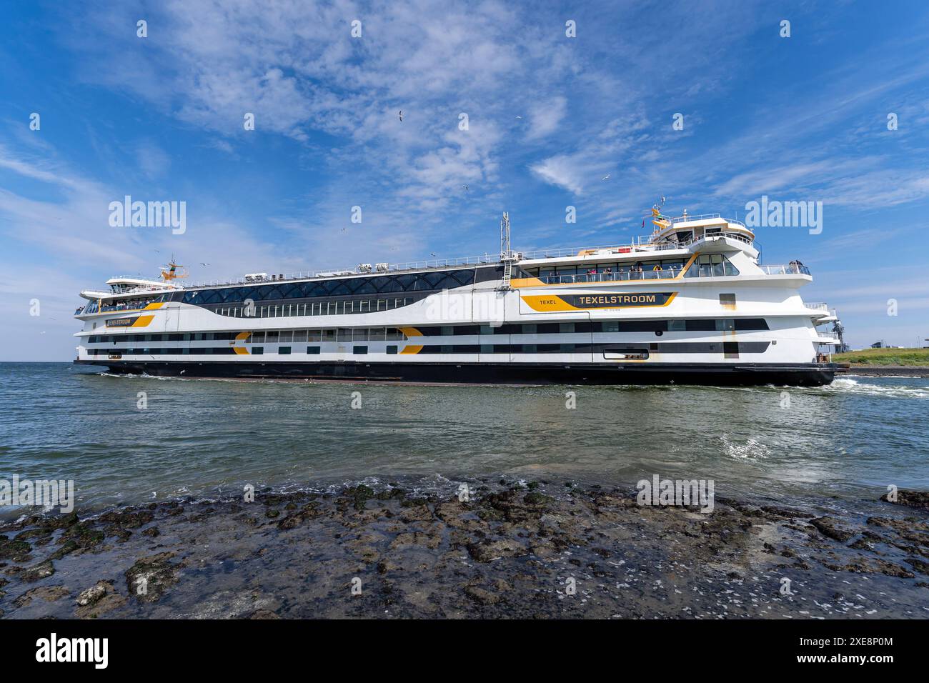 TESO ferry Texelstroom in service between Den Helder and Het Horntje on ...