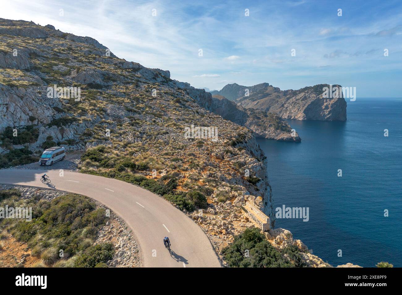 Cap formentor mallorca bicycle hi-res stock photography and images - Alamy