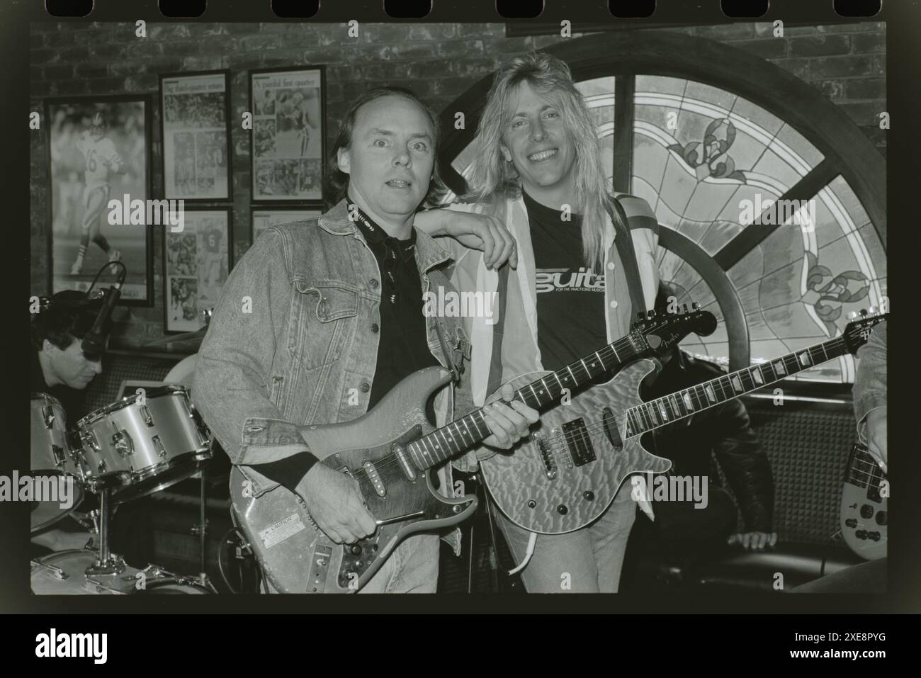 Ronnie Montrose and Jeff Watson San Francisco, California 1994 Credit ...