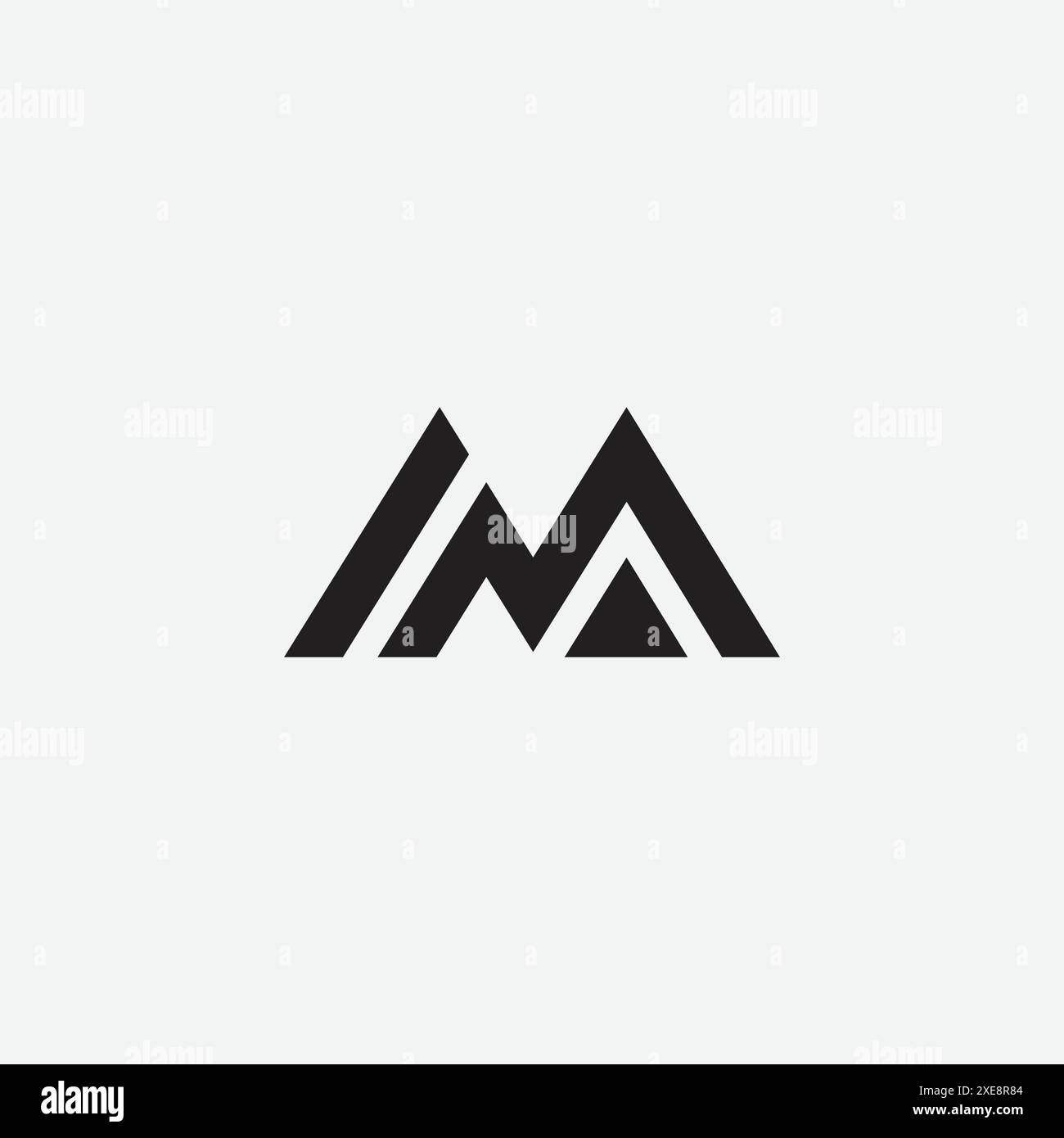 M letter mountain logo design vector template Stock Vector Image & Art ...
