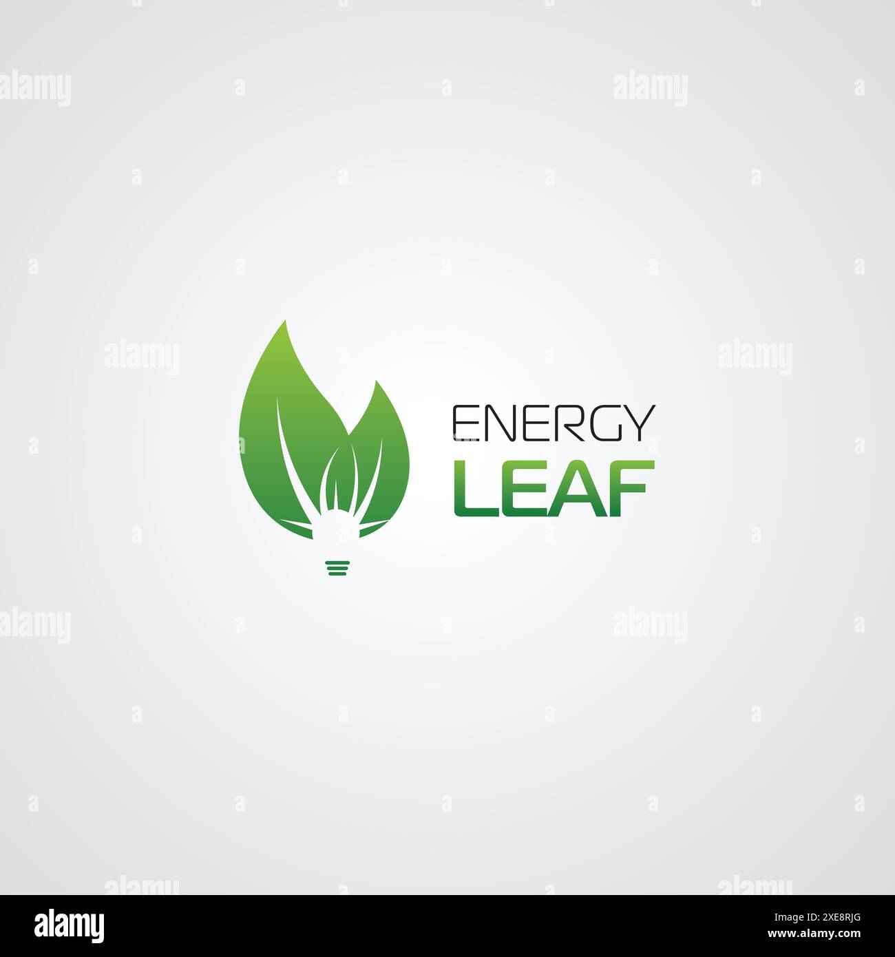 natural logo design, bio leaf energy electric logo icon vector template ...