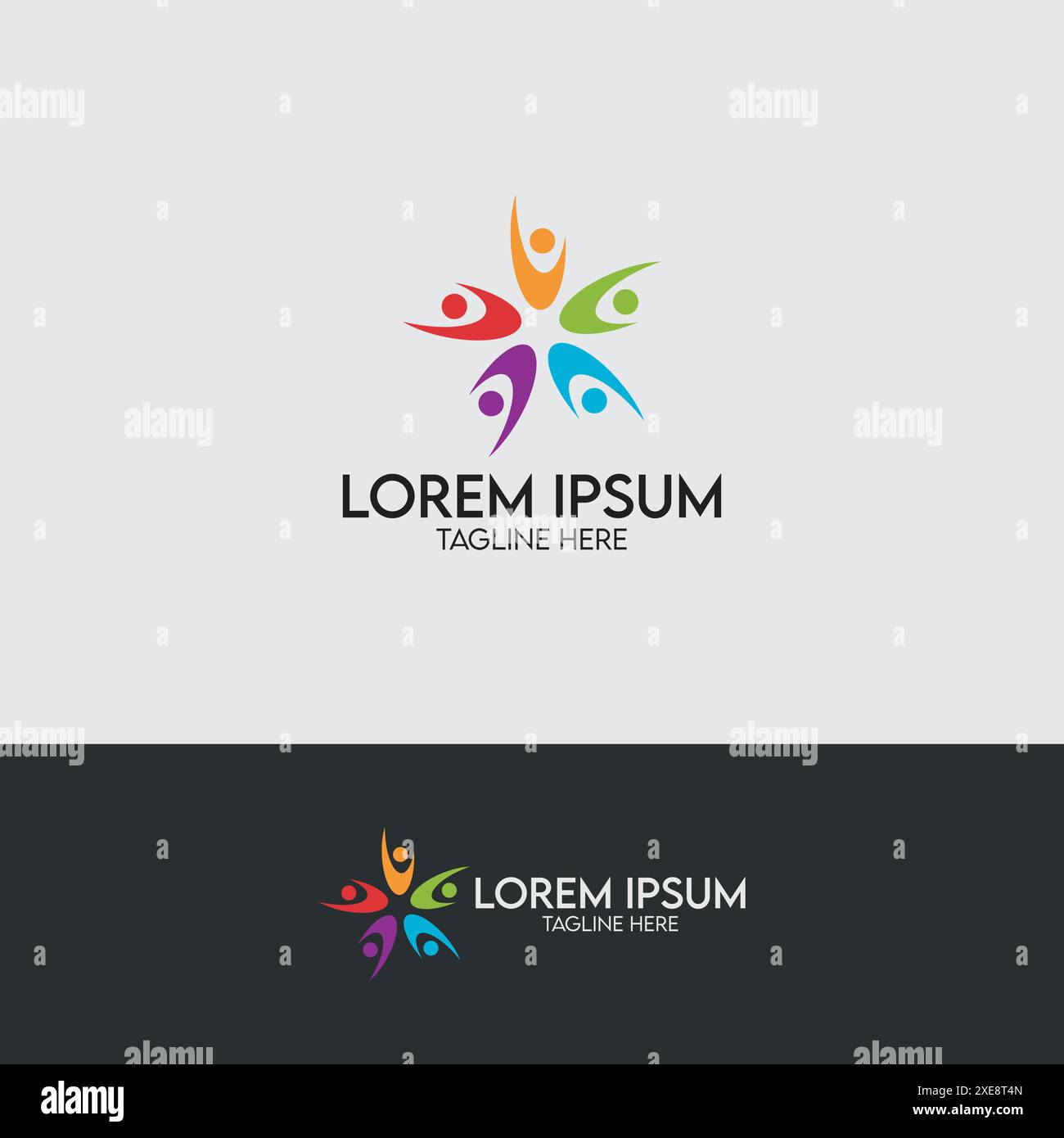 foundation Logo Colorful Design Template Vector. Community Logo ...